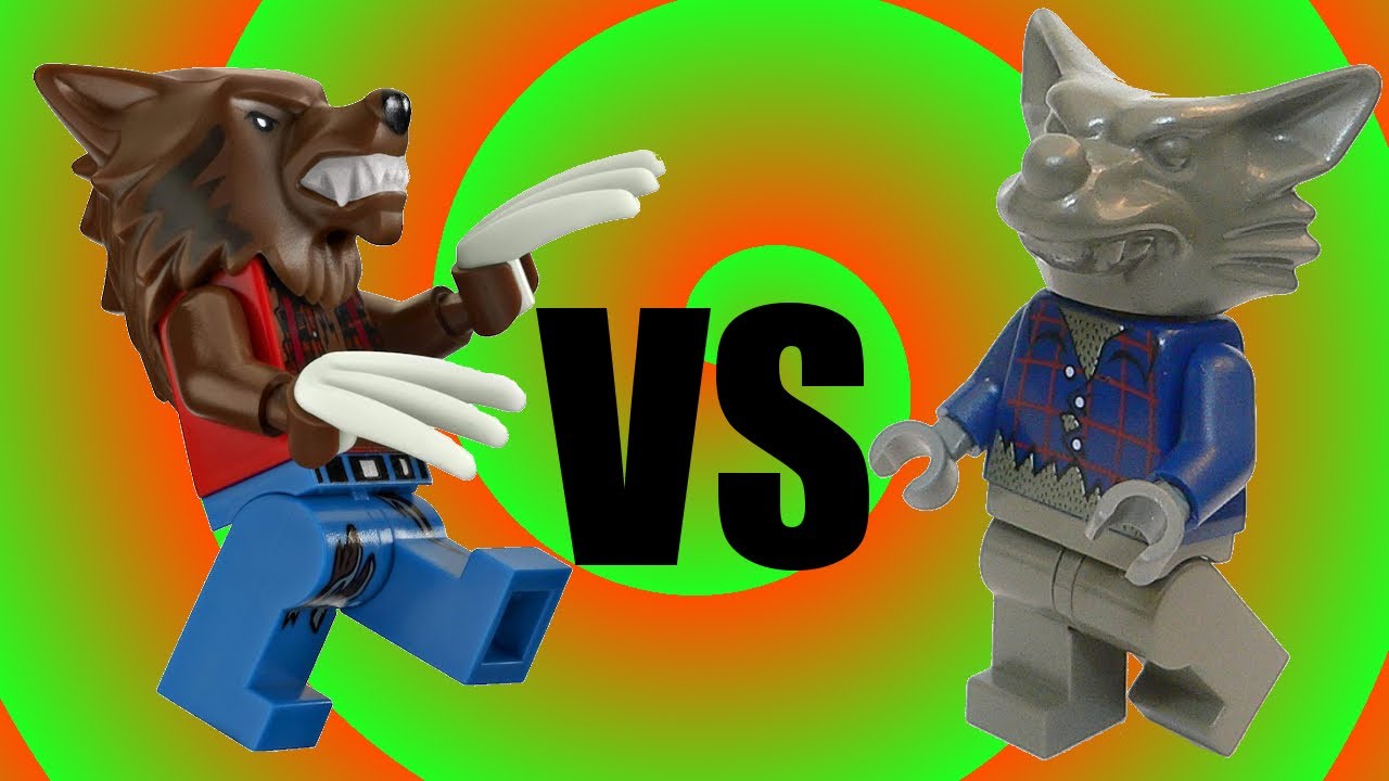 LEGO Monster Fighters Werewolf 9463 VS. Studios Werewolf Ambush 1380 LEGO Halloween Comparison ...