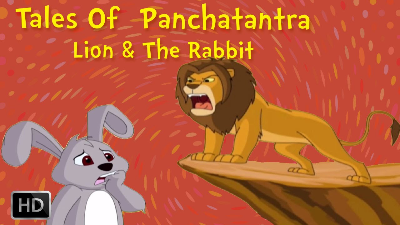Panchatantra Stories - The Lion And The Rabbit - Animal Stories - Moral Stories for Children ...