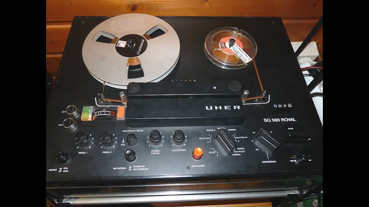 Reparatur-Tricks: UHER SG 560 Royal Tonbandgerät von 1974 - YouTube
