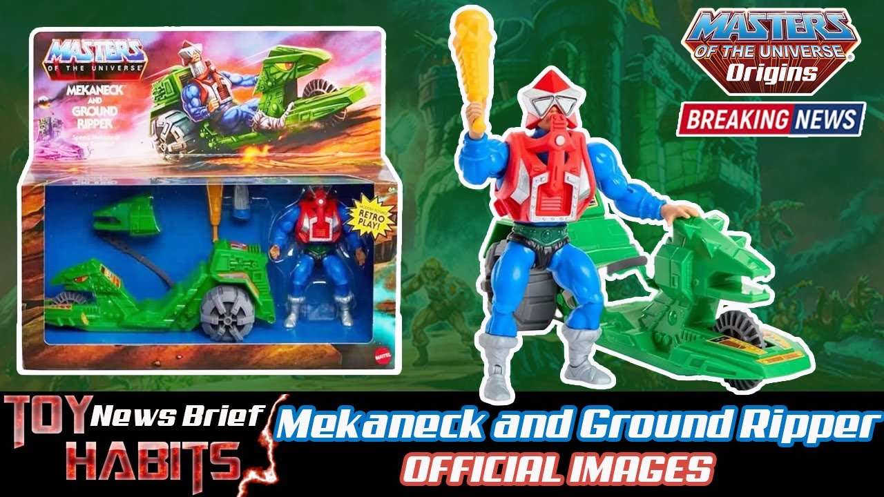 Mekaneck and Ground (Road) Ripper MOTU Origins Official Images and Link ...