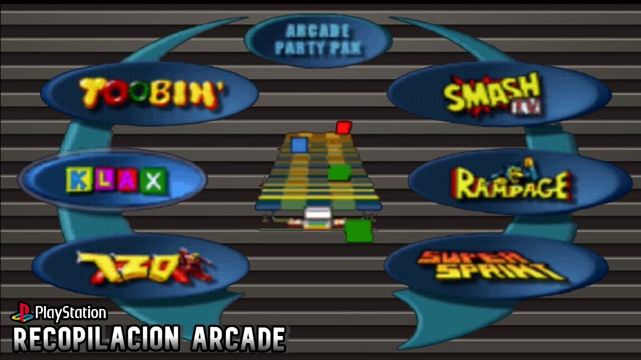 Arcade Party Pak - PlayStation One - YouTube