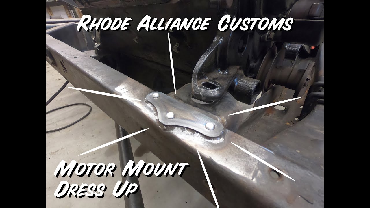 Motor Mount Dress Up Plates for the Traditional Ford Hot Rod - YouTube