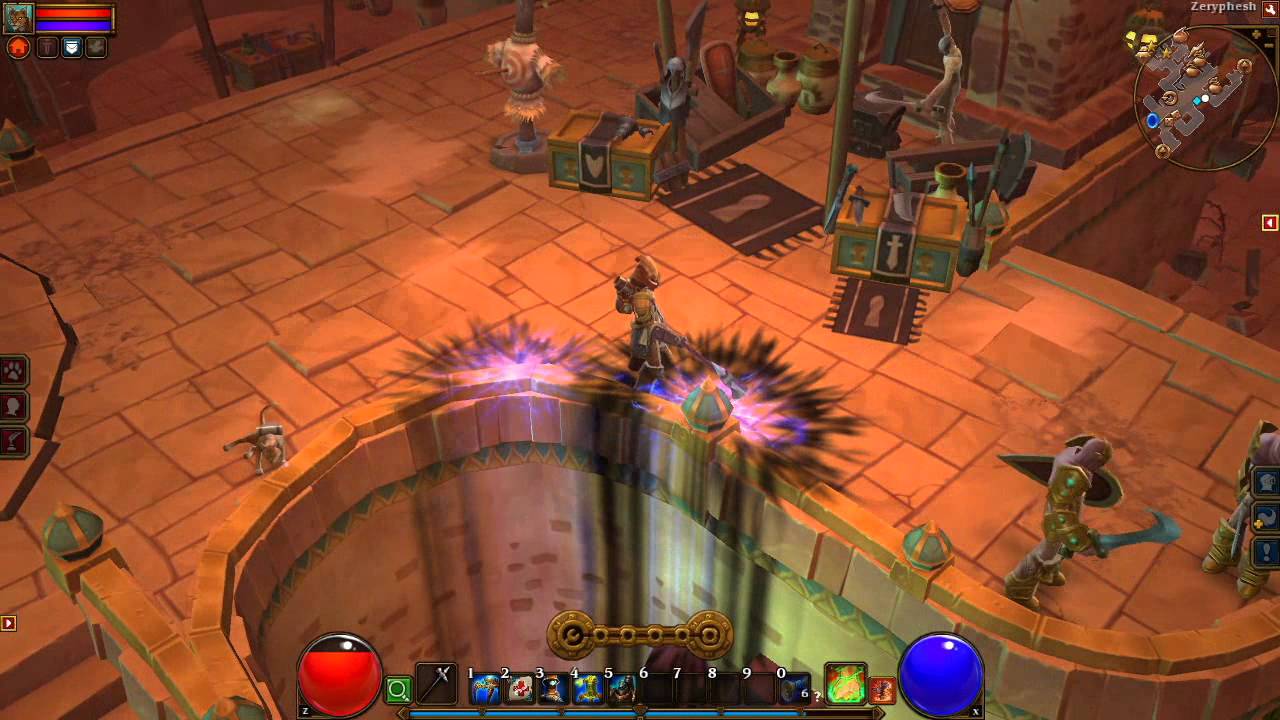 Torchlight II Engineer Blitz Skills - YouTube