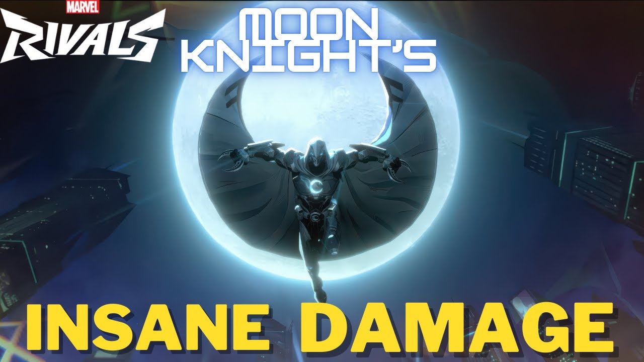 MOON KNIGHT'S INSANE DAMAGE in Marvel Rivals - YouTube
