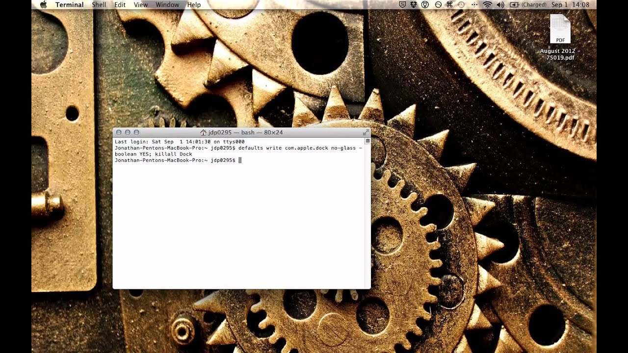 Enable the 2D Dock on a Mac - YouTube