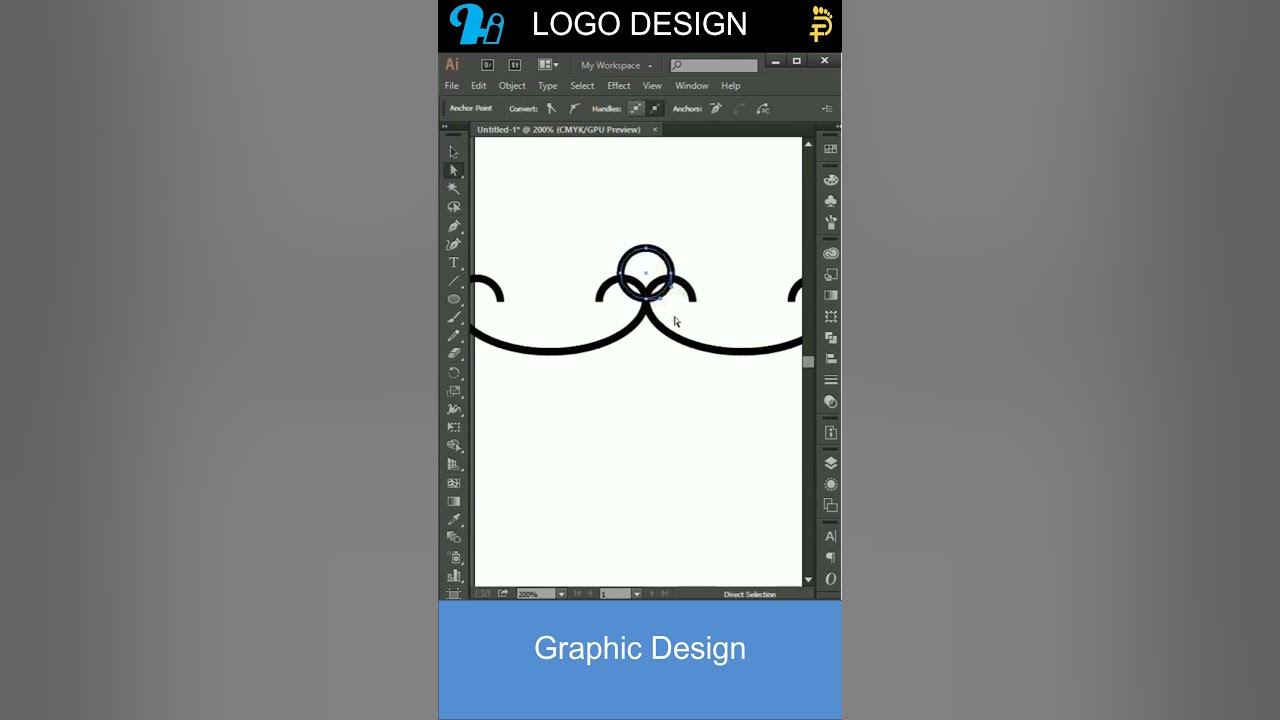 Borderline Pattern Design Illustrator Tutorial #shorts - YouTube