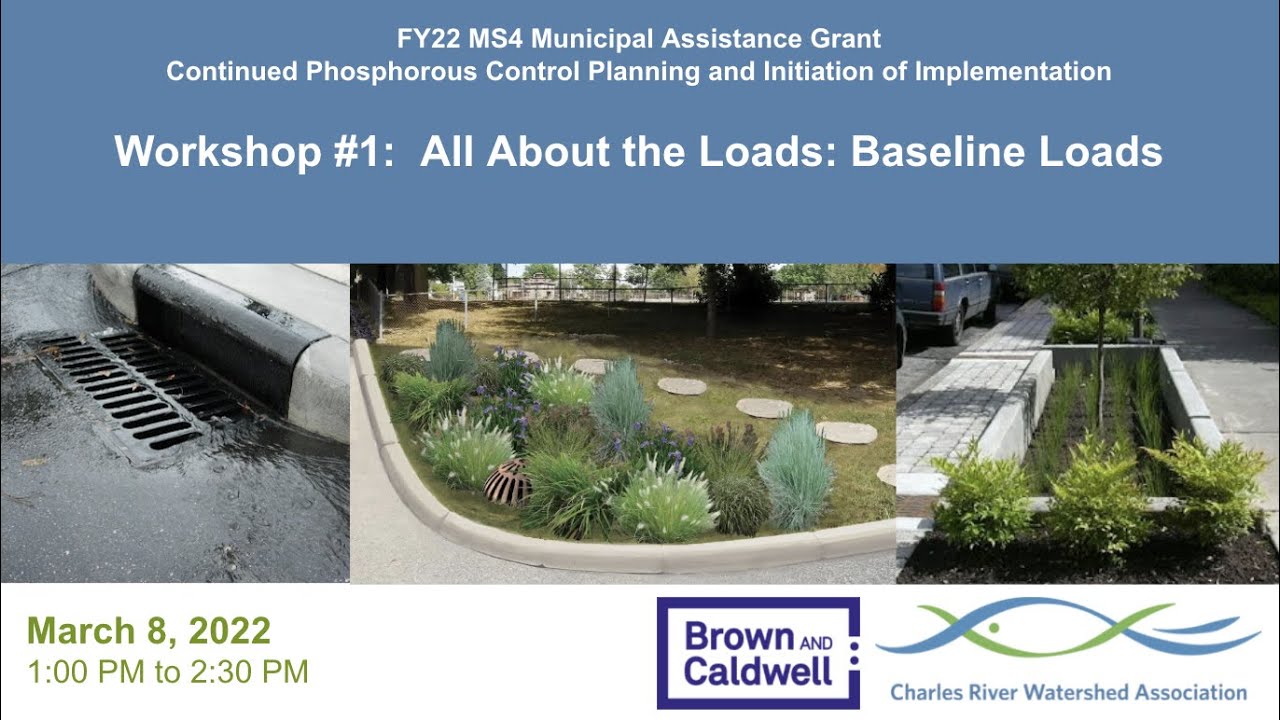 Phosphorus Control Planning Workshop #1: All About the Loads: Baseline ...
