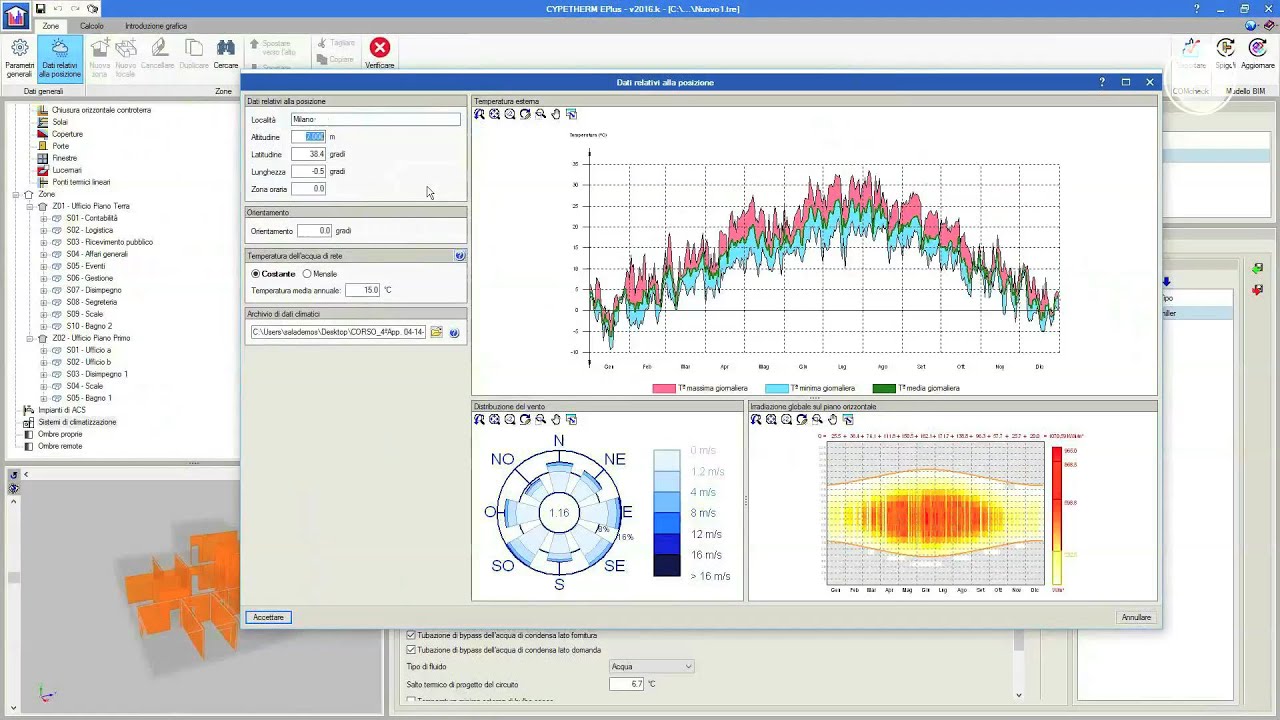 Corso Cypetherm in ambiente BIM - EPlus regime dinamico - YouTube