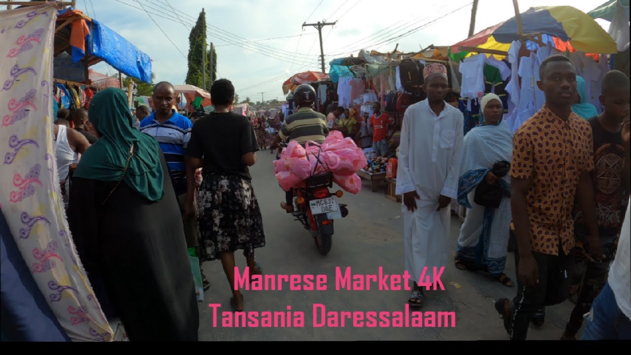 4K 2022 walk biggest Manzese Market in Dar es salaam, Zanzibar Tanzania ...
