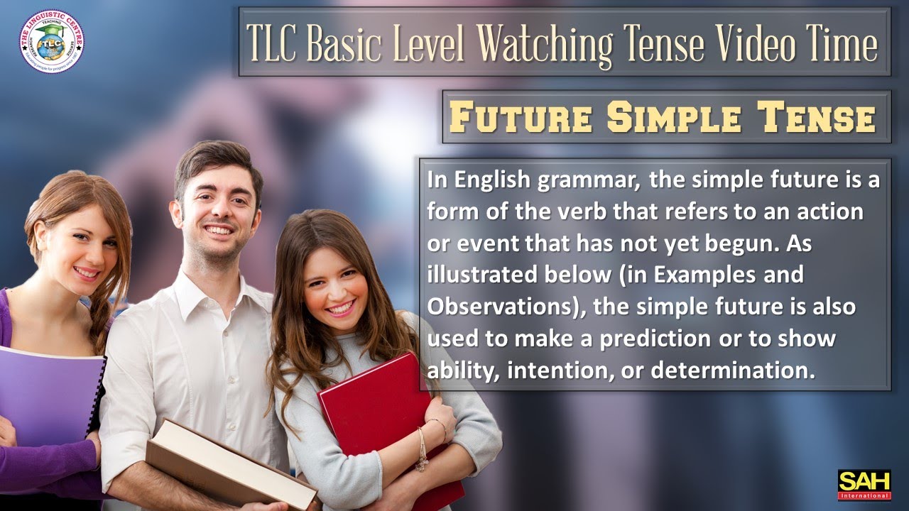 TLC Basic Level - Future Simple Tense Video_09 - YouTube