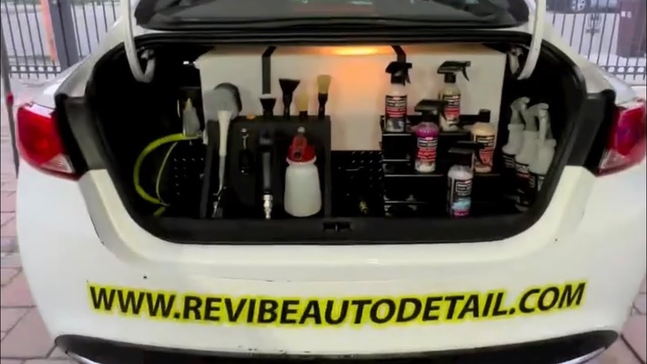 Sedan Mobile Detailing Setup ( Where Revibe Started ) - YouTube