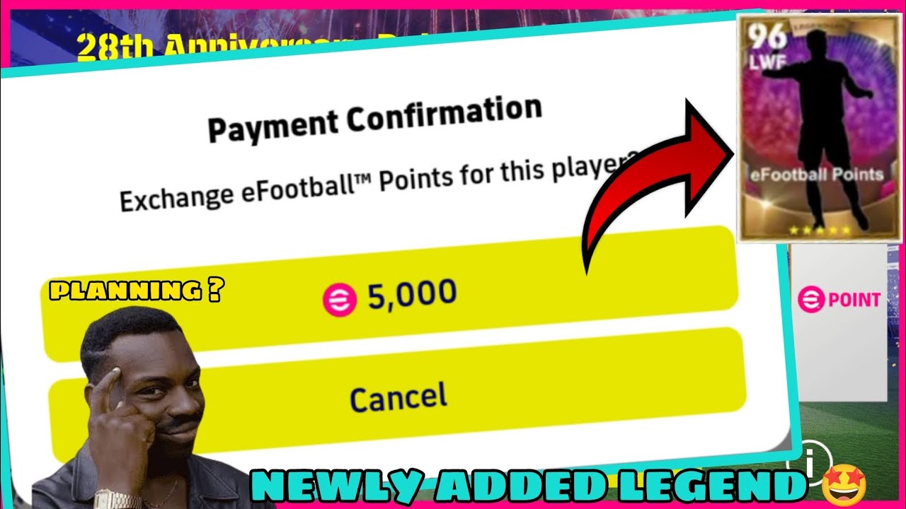 The Newly added free card is worth 5000 epoints ? Efootball 23 mobile ...
