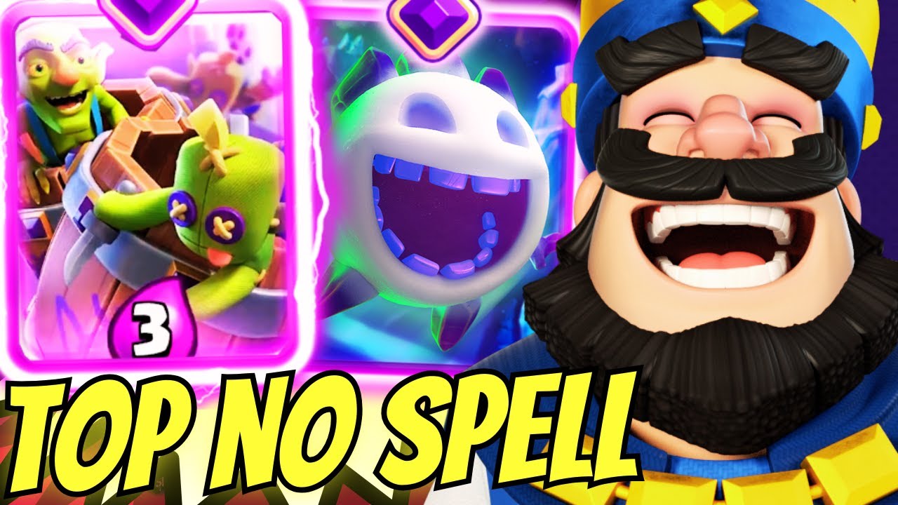 2.8 SENZA SPELL TOP CYCLE DECK!!! [clash royale ita] #clashroyale # ...