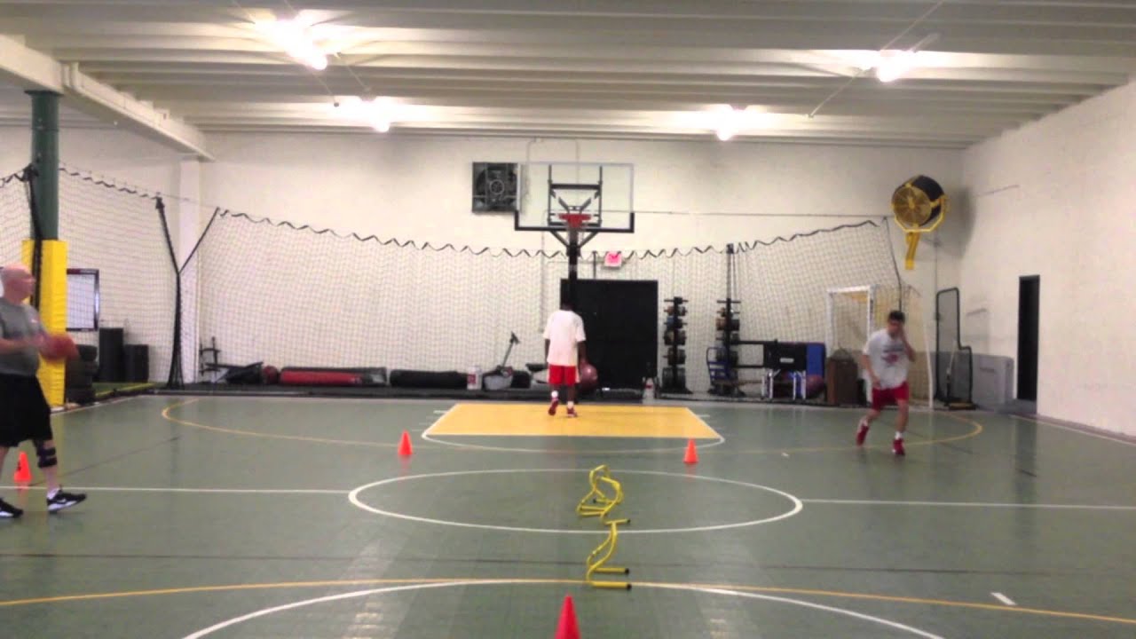 Dribble Dropstep Jump Shot - YouTube