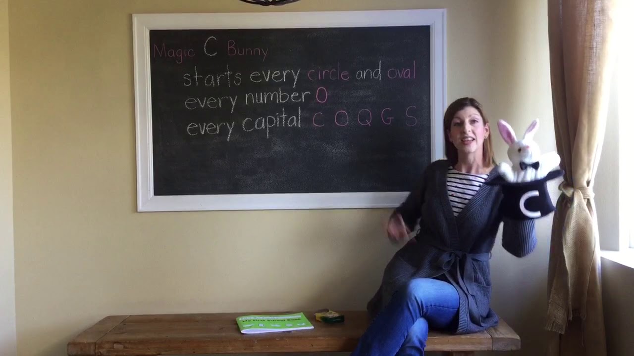 Handwriting With Magic C Bunny - YouTube