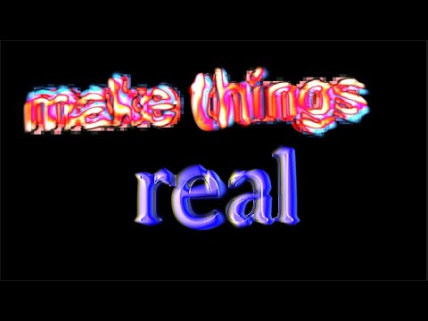 make things real (visual cover) - YouTube