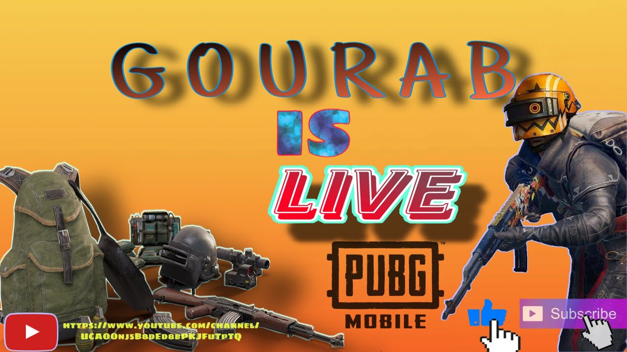 PUBG mobile live stream - YouTube