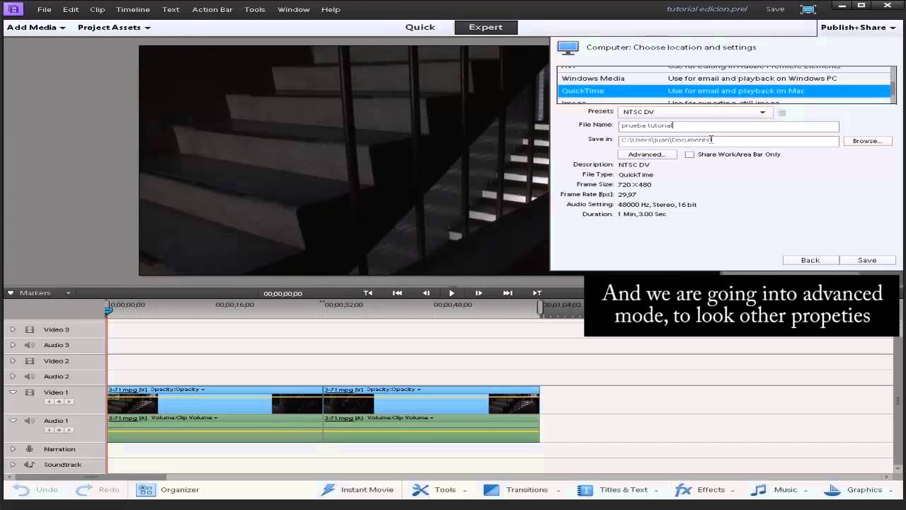 Tutorial como exportar en Adobe Premiere Elements 11 - YouTube