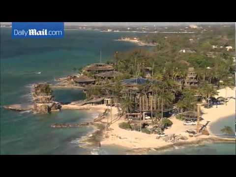 Aerial footage shows Peter Nygard's palatial Bahamas house