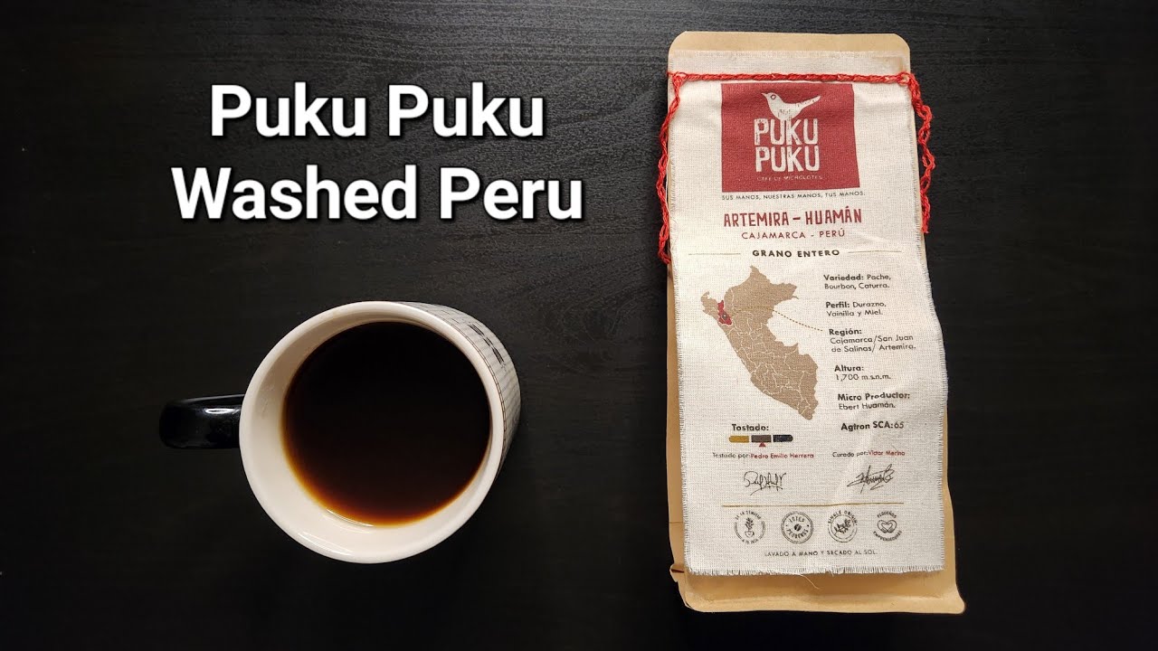 Puku Puku Coffee Review (Lima, Peru)- Washed Peru Grano Entero - YouTube