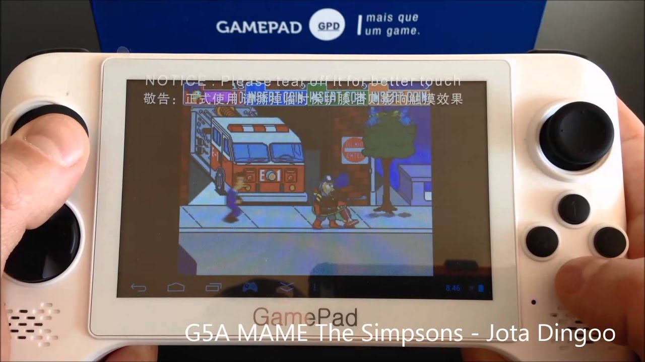 G5A MAME The Simpsons Jota Dingoo - YouTube