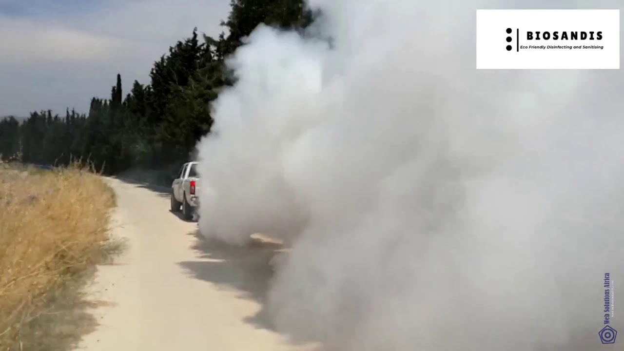 Dry Fogging of Public Areas - YouTube