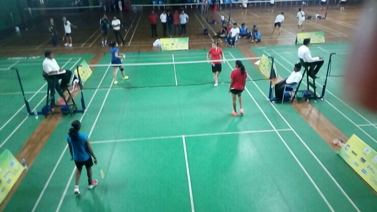 Saina and Sindhu doubles vrs Sikki Reddy and Aparna Balan at Kba ...