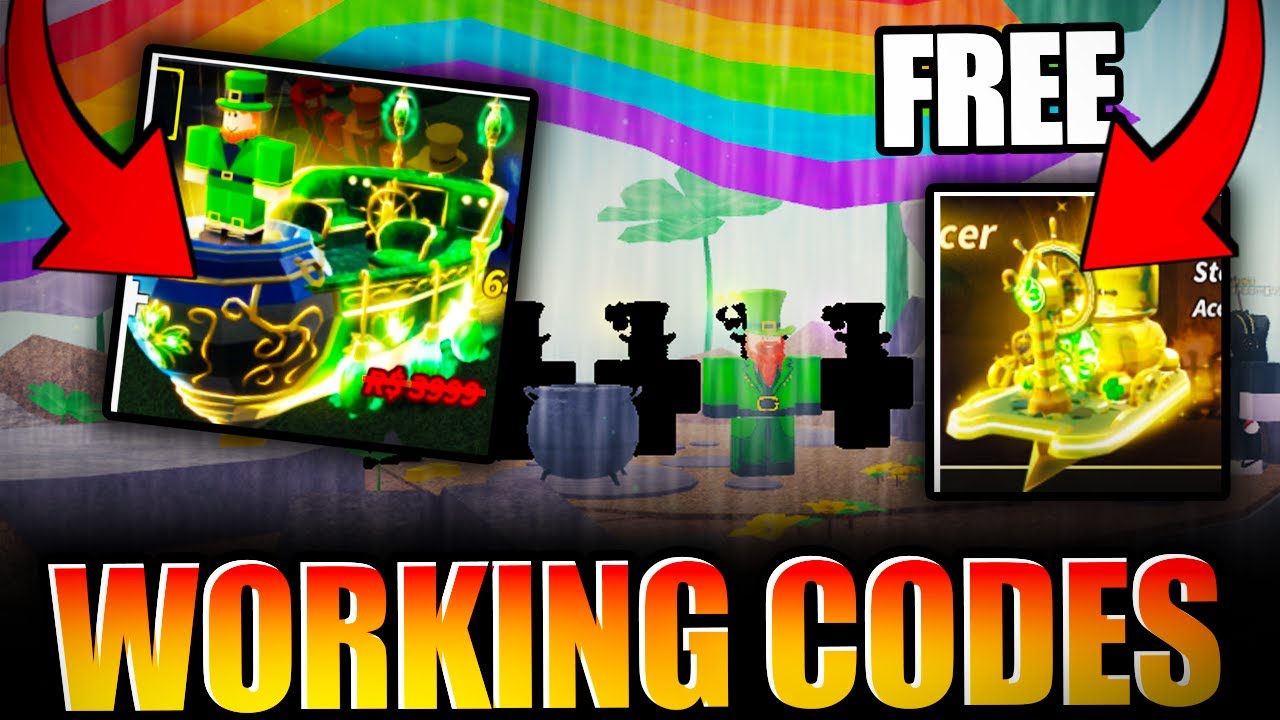 [🍀EVENT] FISCH CODES 🦈 [ROBLOX] 🍀 ST. PATRICK'S DAY EVENT! 🍀 - YouTube