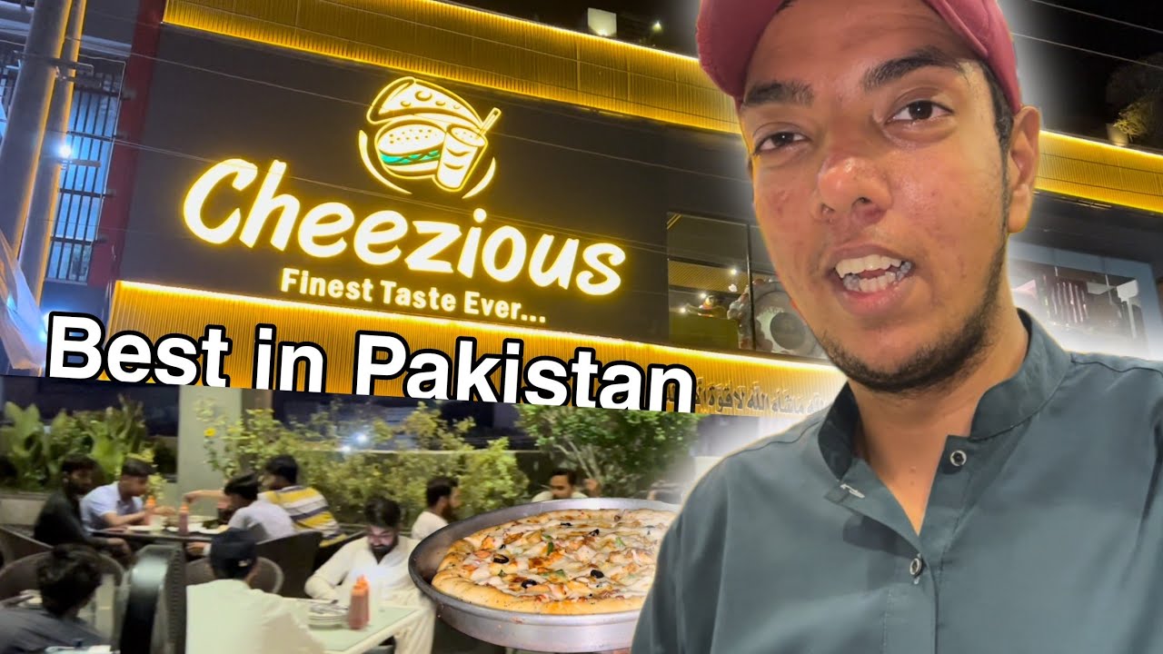 I tried the best Pizza in Pakistan| Cheezious Ka Pakistan - YouTube
