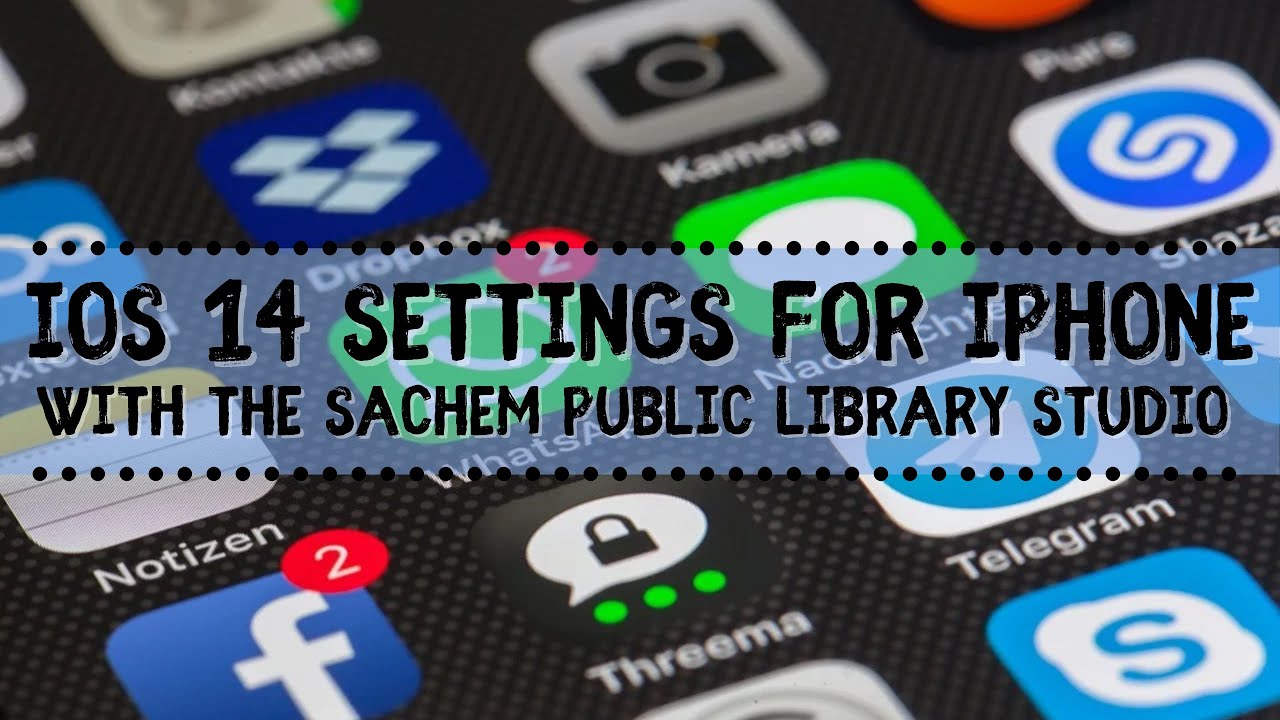 IOS 14 Settings for Iphone - YouTube
