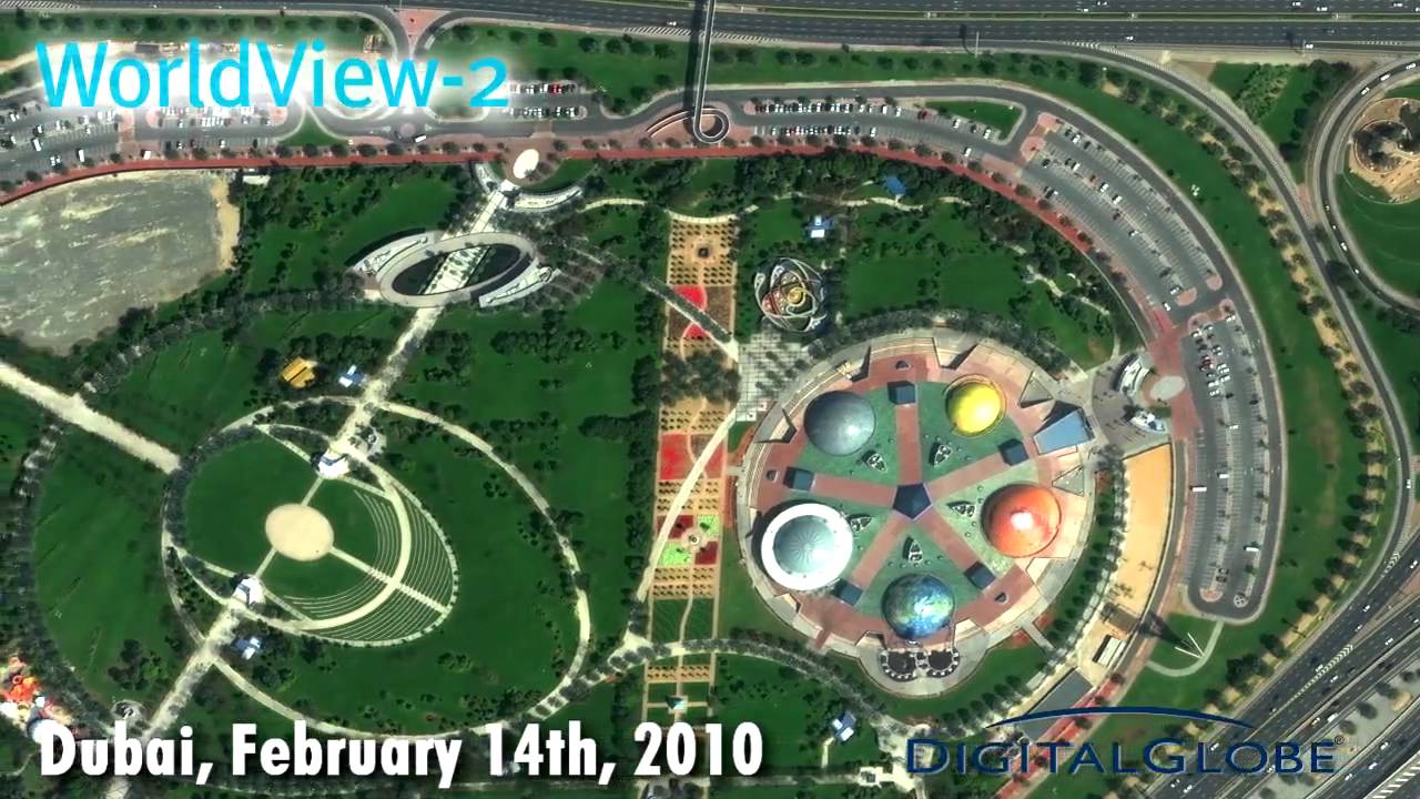 Dubai Satellite Imagery Map Animation - YouTube