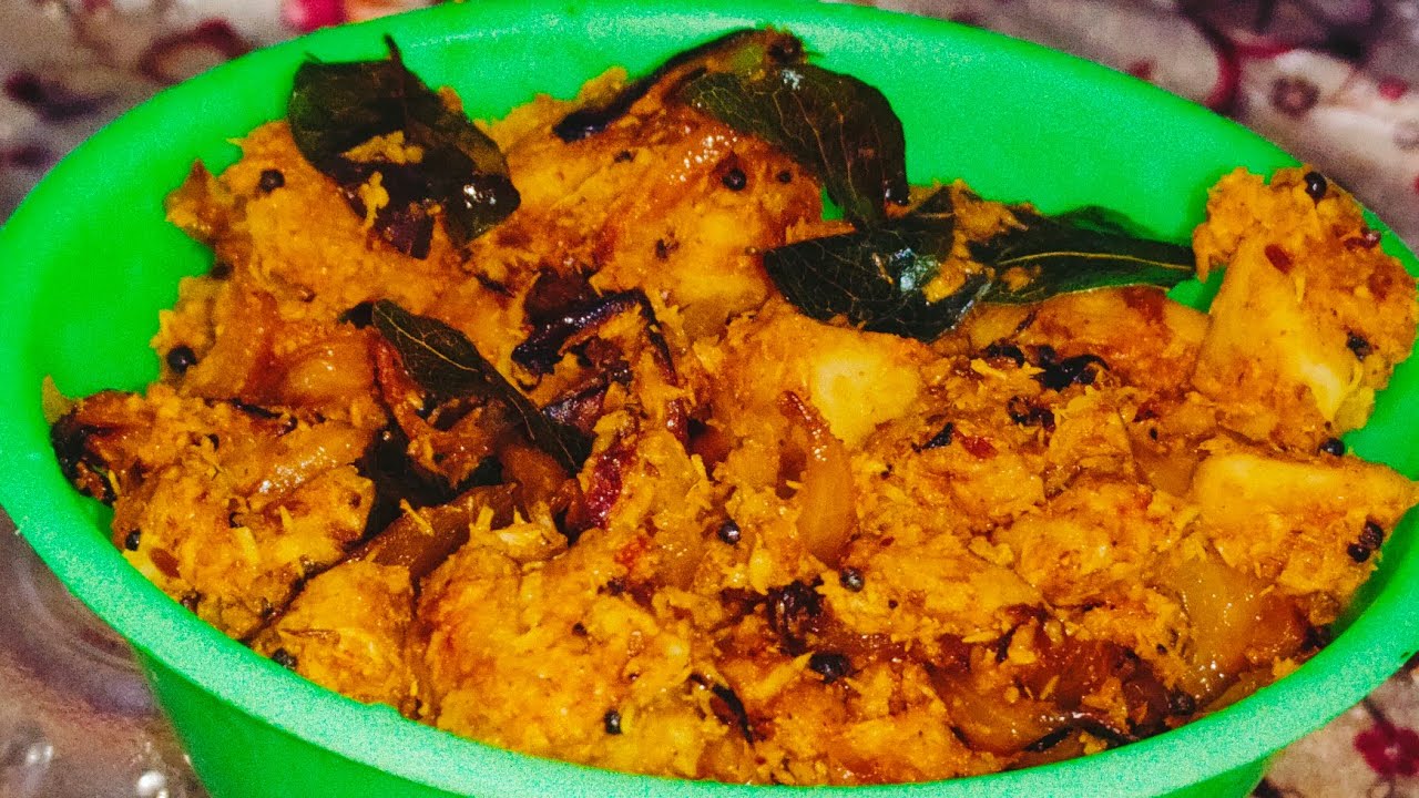 Karunai Kilangu Poriyal in Tamil | Elephant Yam Poriyal recipe in Tamil ...