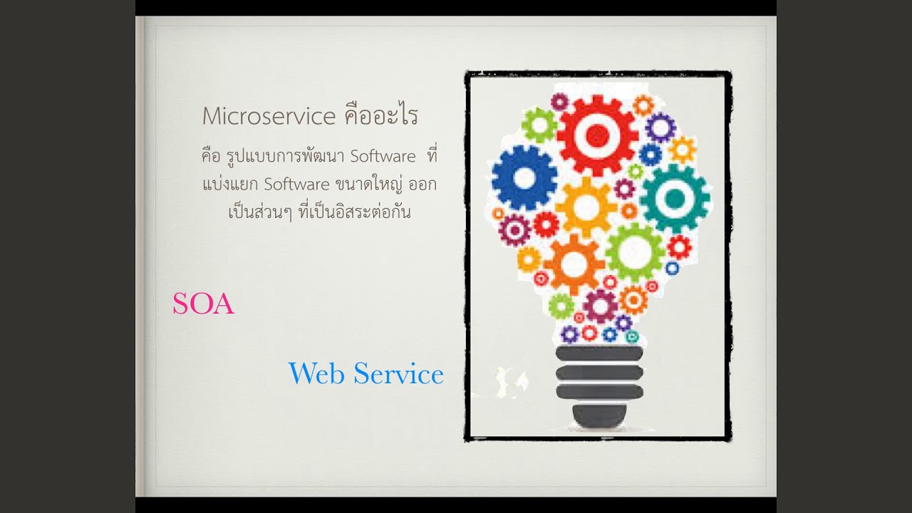 การสร้าง Micro Service ด้วยเครื่องมือ Open Source - Code Mania 110 - YouTube