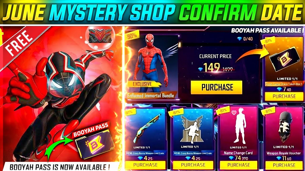 Mystery Shop free fire June 2023 | Mystery Shop Event Kab Aaega | Free ...