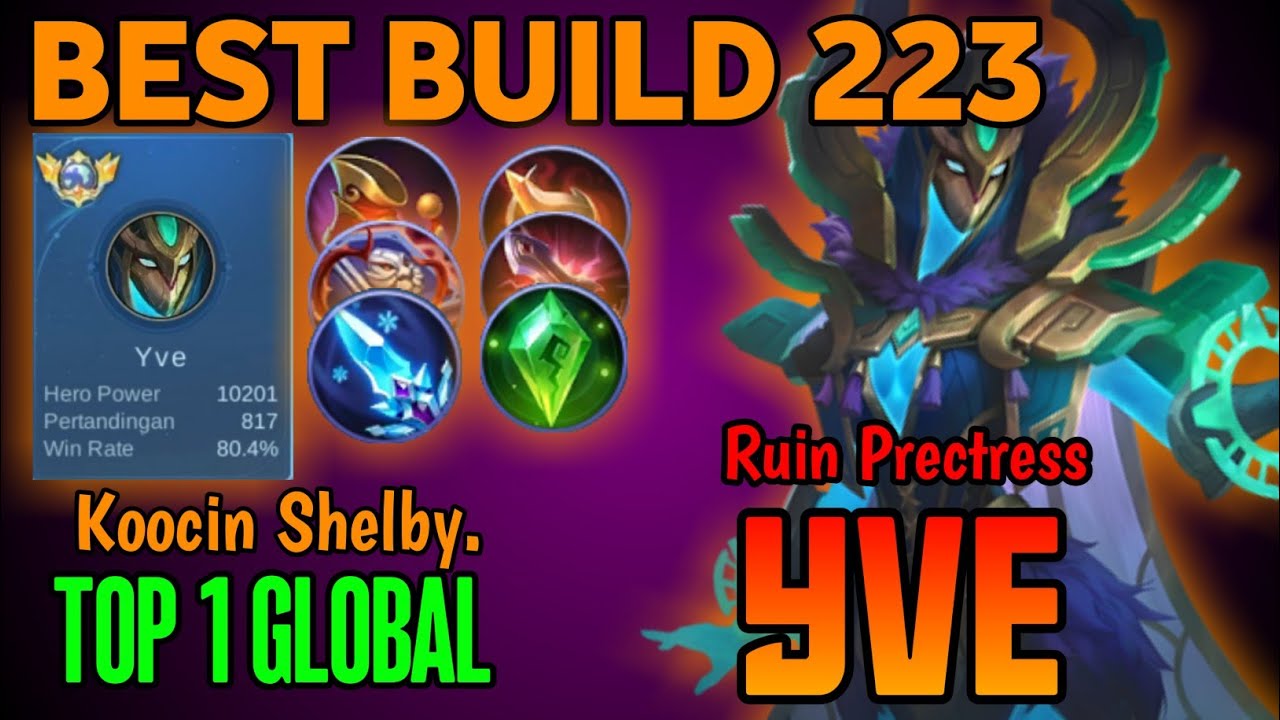 Best Build Yve 2023 - Top 1 Global Yve by Koocin Shelby. ~ mobile ...