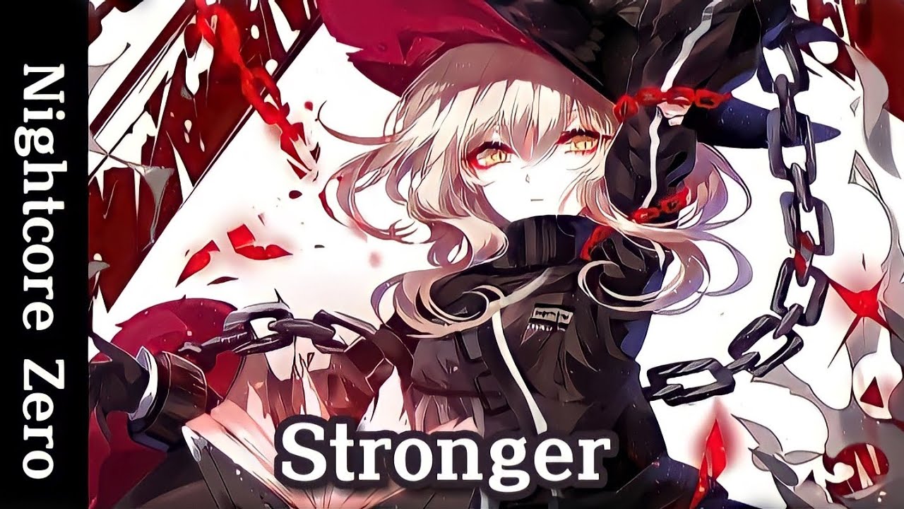 Nightcore - TheFatRat, Slaydit & Anjulie - Stronger (Lyrics) - YouTube