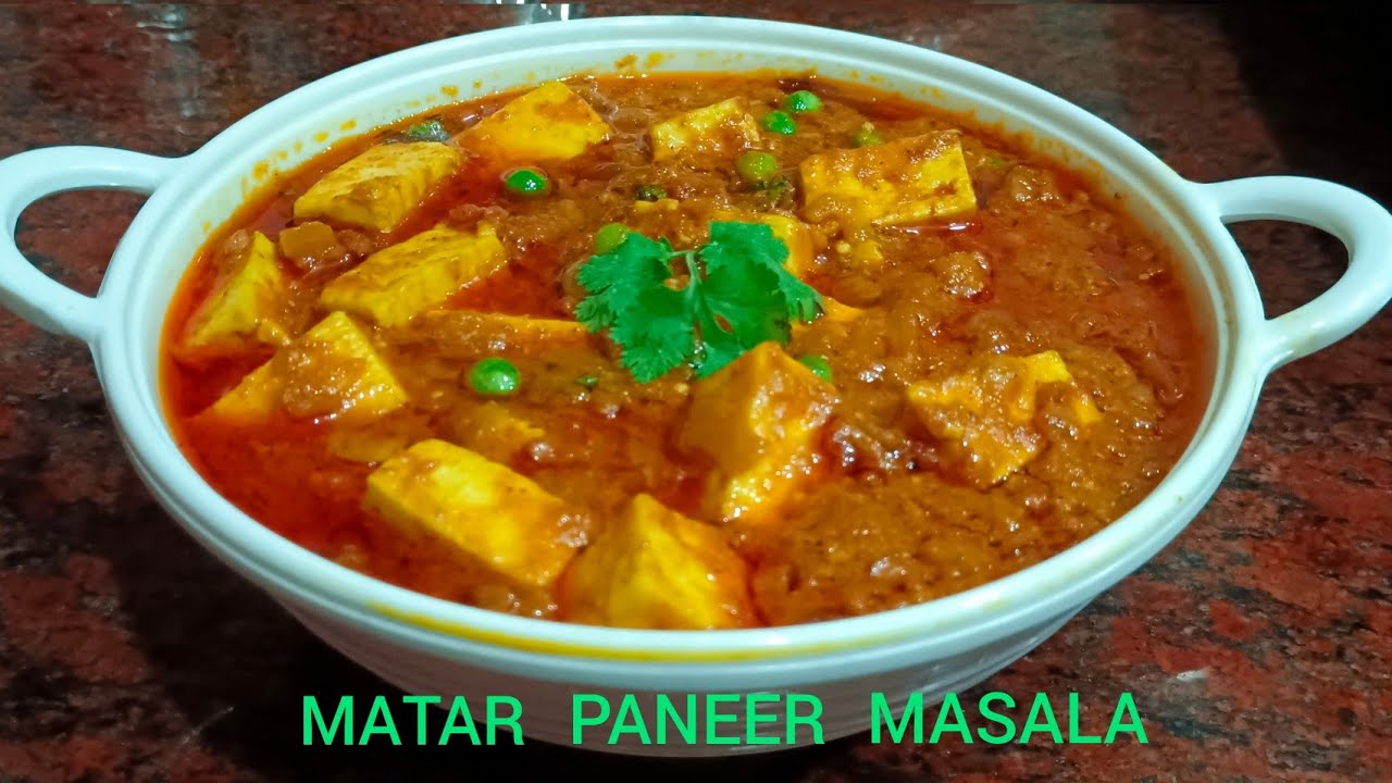DHABA style MATAR Paneer masala recipe in Tamil 😋| Home made MATAR ...