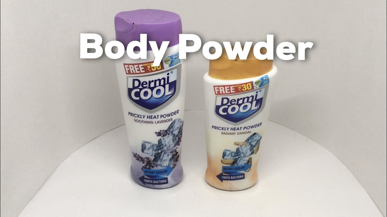 Dermi Cool Prickly Heat Powder - YouTube