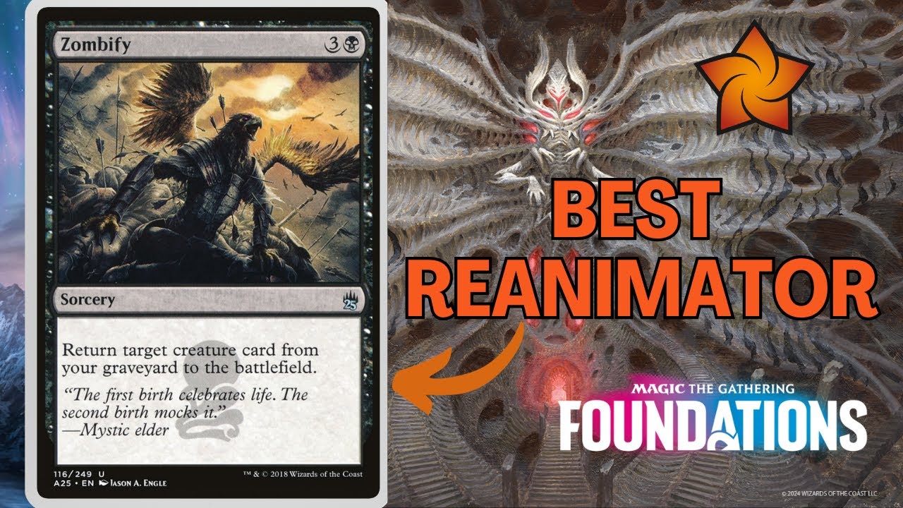 Reanimator BUFFED with ZOMBIFY 🧟 | MTG Arena Standard Foundations Dimir ...