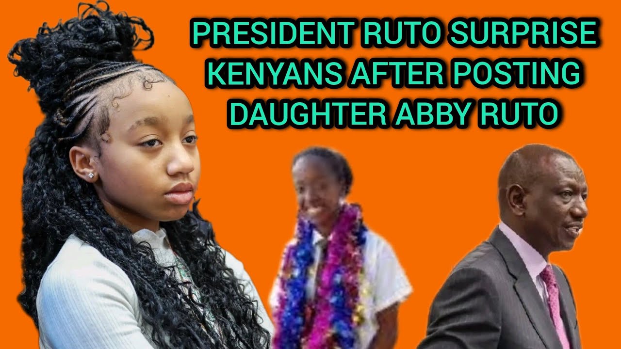 PRESIDENT RUTO FOR THE FIRST TIME POST HIS DAUGHTER ABBY RUTO BORN OUT ...