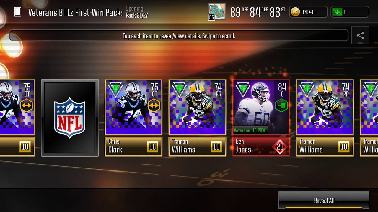 Madden overdrive mobile pack opening pt 33 - YouTube