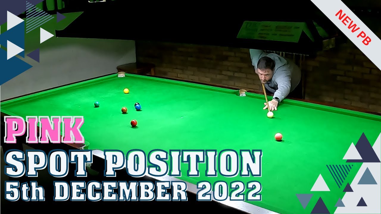 Snooker Practice : Pink Spot Positions : 05/12/22 (NEW PB) - YouTube