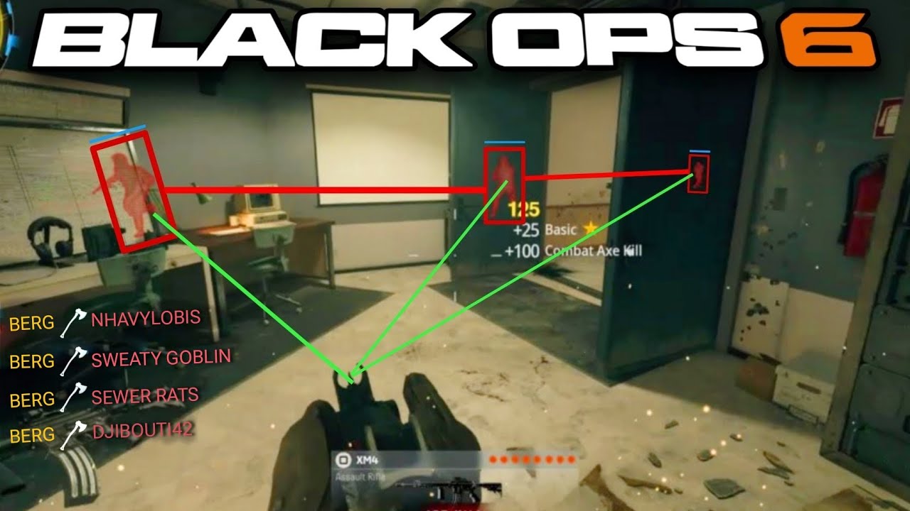 BO6 Knifing but I have wall hacks... - YouTube