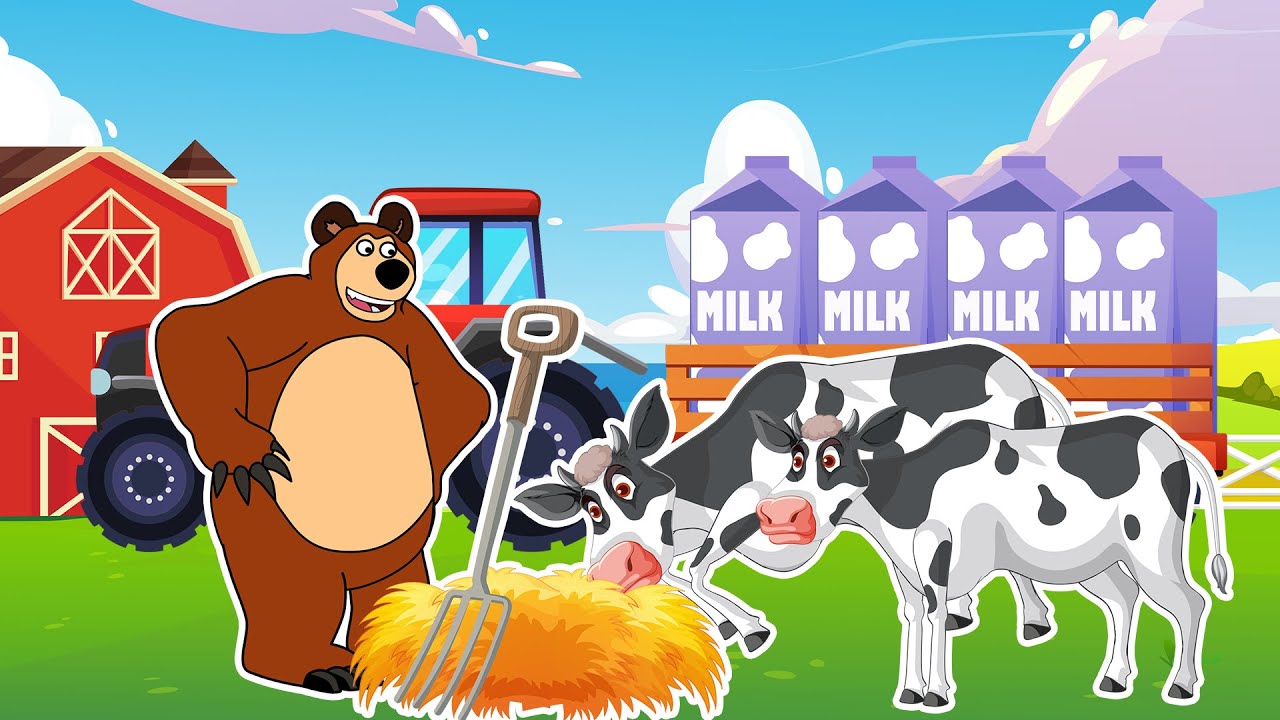 The Bear Farm: Bear Farmer Transports Cows to Factory, Produces Cow ...