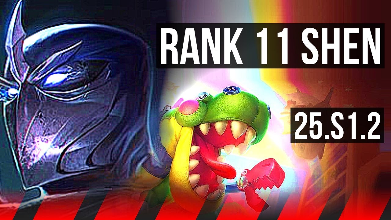 SHEN vs CHO'GATH (TOP) | 6/0/1, Dominating, Rank 11 Shen | NA Master ...