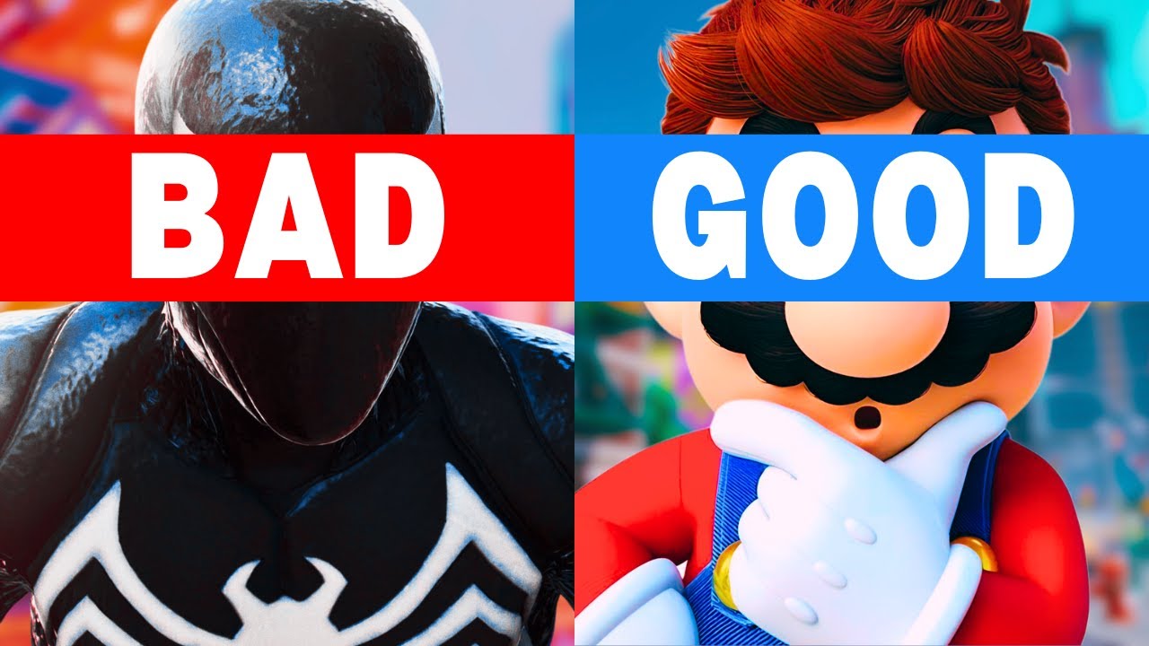 Marvel's Spider-Man 2 vs Super Mario Odyssey: Movement Matters - YouTube