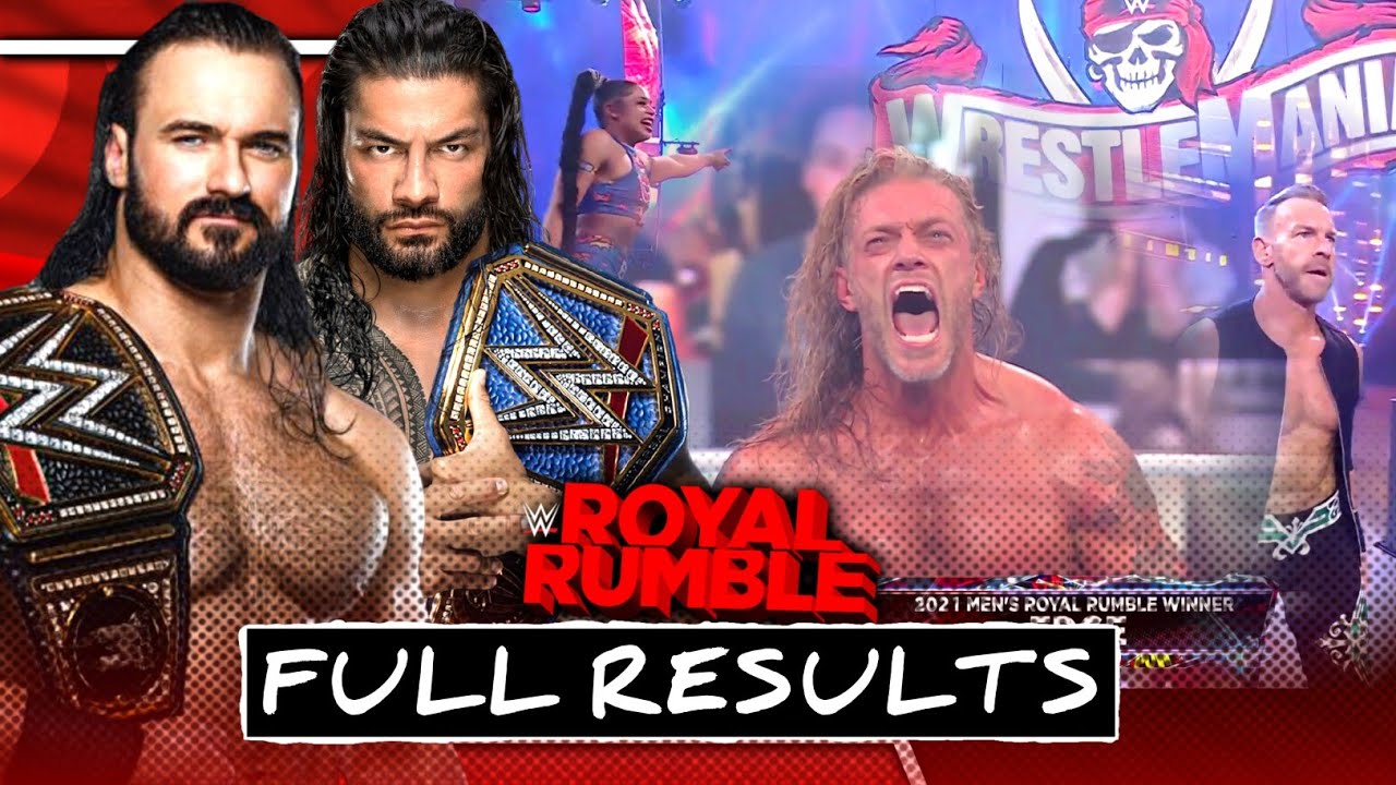 WWE Royal Rumble 2021 Full Results | Official Results for Royal Rumble ...