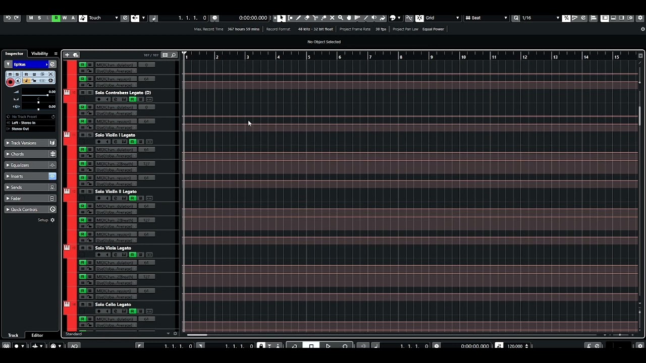 New Cubase Orchestral Template Showcase - YouTube
