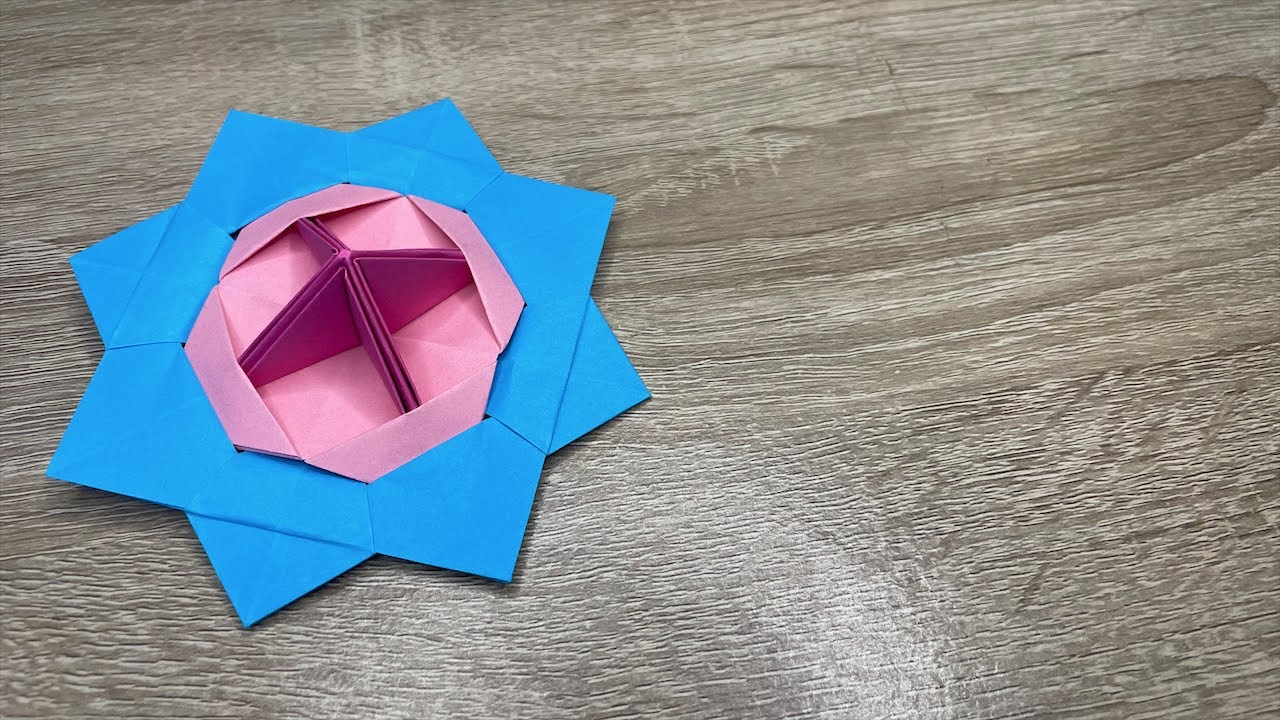 DIY Origami Spinner - Easy Paper Spinner Tutorial - YouTube