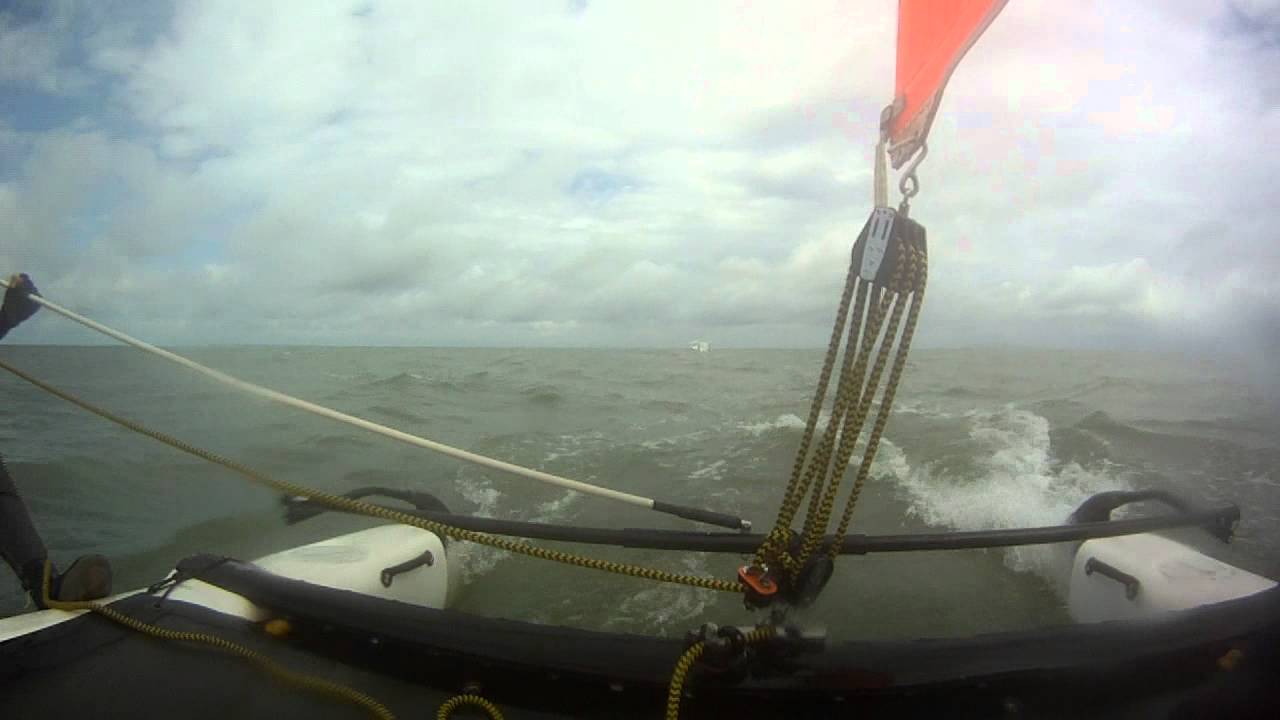 Hobie Twixxy trapeze sailing @ Sycod - YouTube